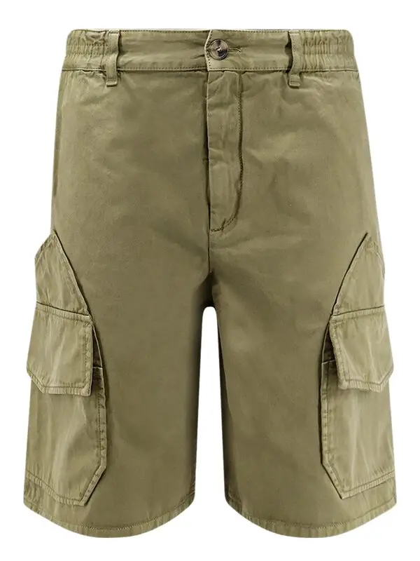 Loewe Paulas Ibiza Cotton Cargo Bermuda Shorts - Multicolor