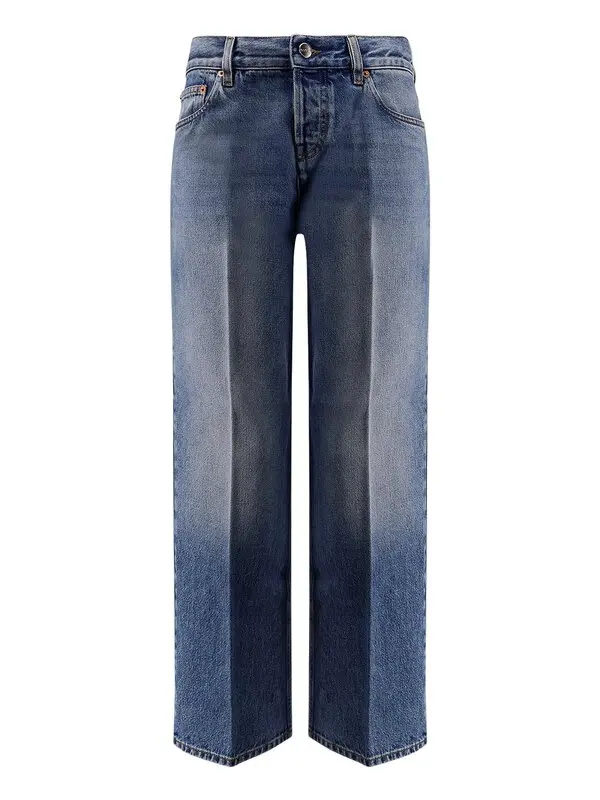 Gucci Cotton Denim Jeans - Blue