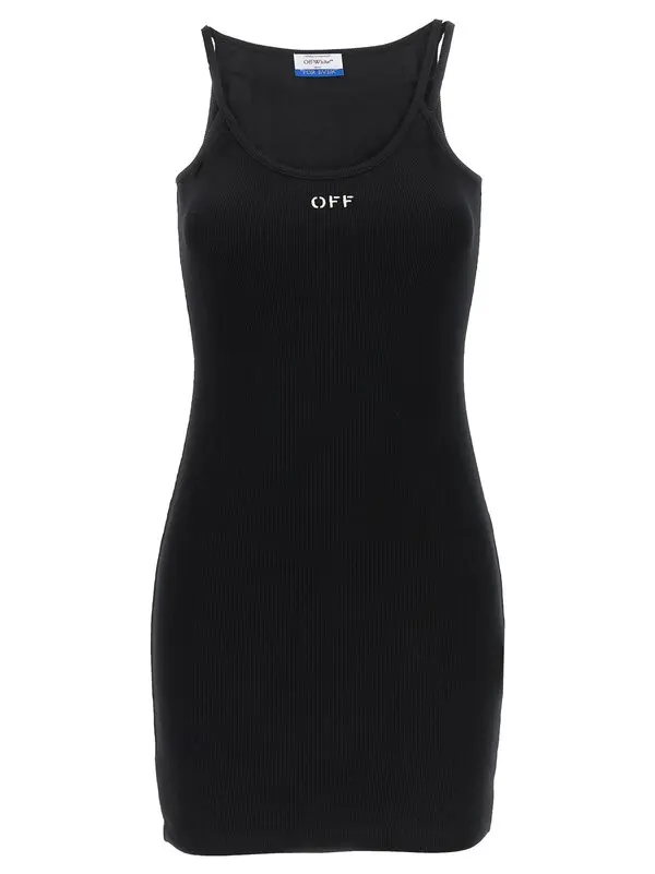 Off-White Off Stamp' Dress - Black