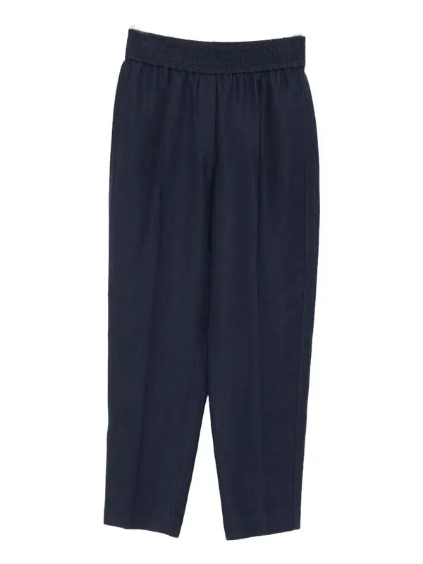 Brunello Cucinelli Linen Blend Trousers - Multicolor