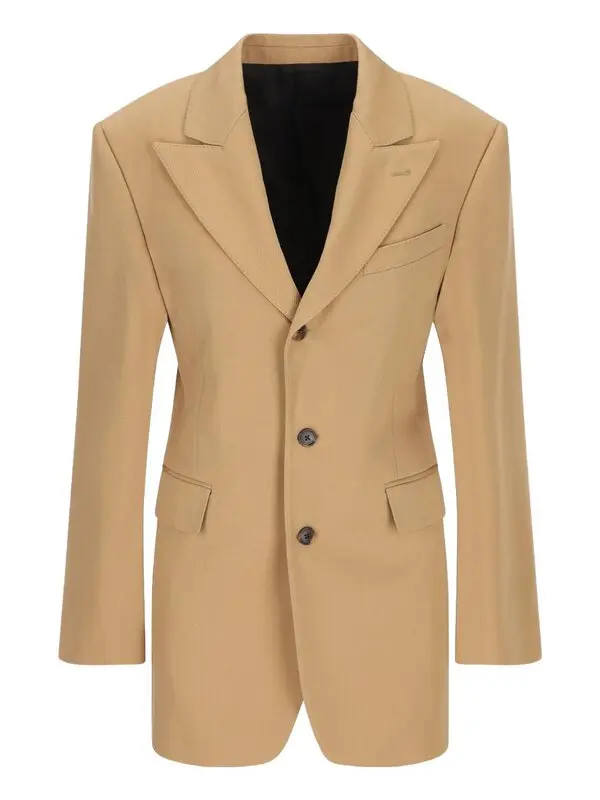 Celine Wool Blazer Jacket - Multicolor