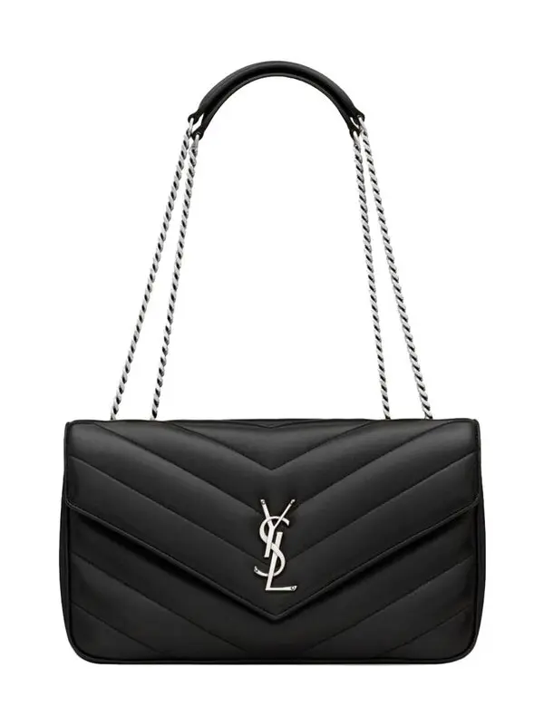 Saint Laurent Loulou Medium Leather Shoulder Bag - Multicolor