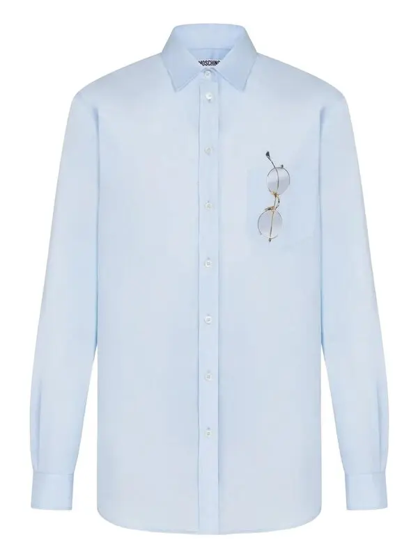 Moschino Printed Button Up Shirt - Multicolor