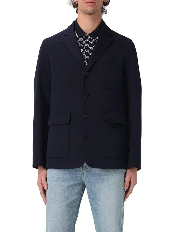 Gucci Cotton Blazer - Blue