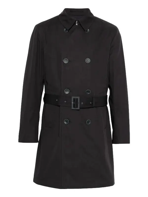 Herno Cotton Trench Coat - Blue