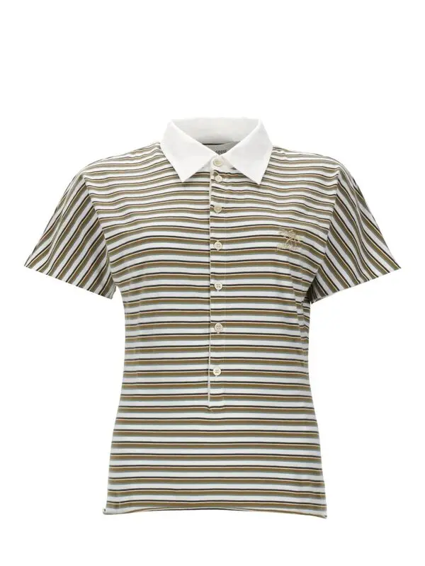 GOLDEN GOOSE Polo A Righe - Multicolor