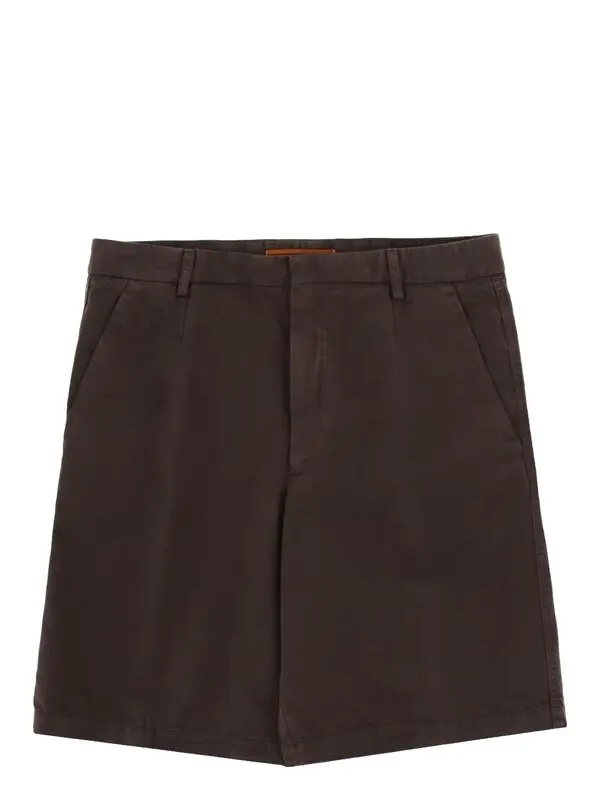 Zegna Shorts In Cotone - Brown