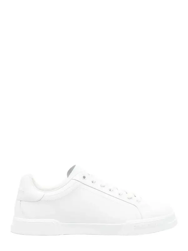 Dolce & Gabbana Portofino Light Leather Sneakers - White