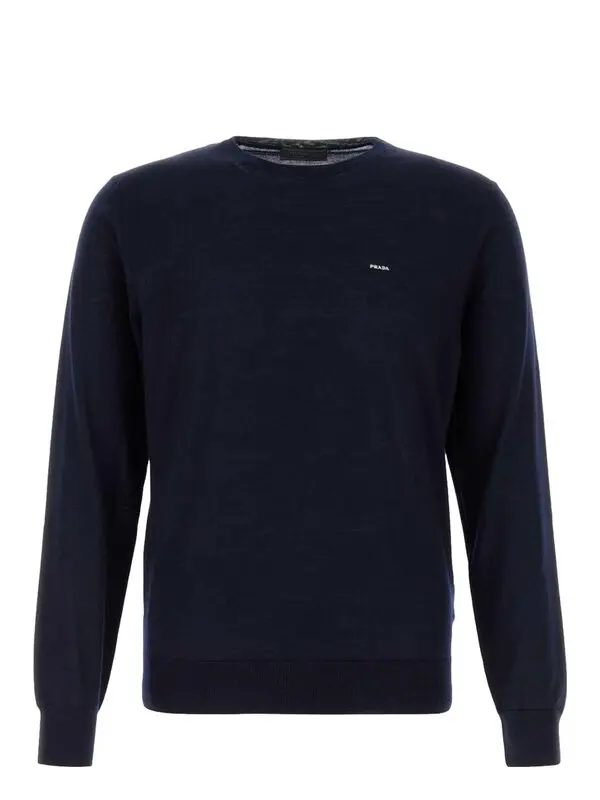 Prada Virgin Wool Pullover - Blue