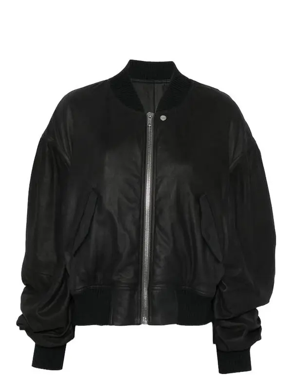 Rick Owens Jackets Bomber Jackets - Black