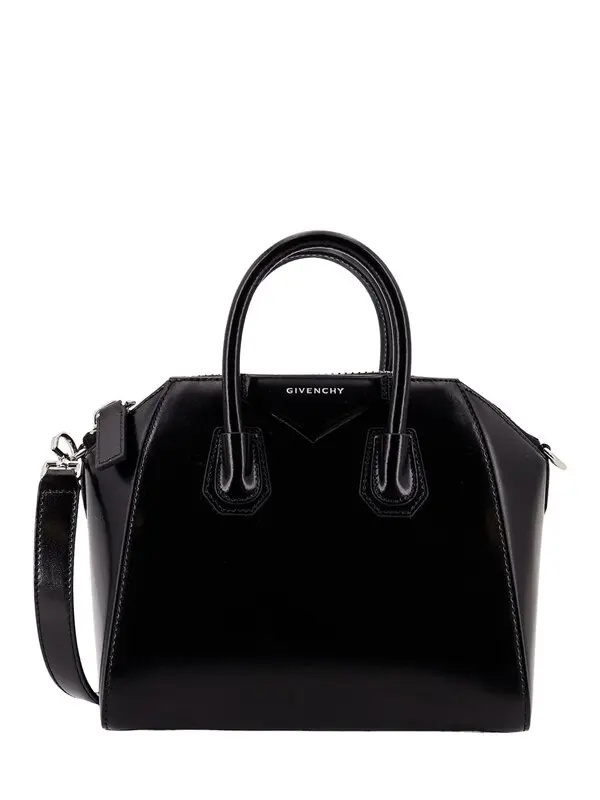 Givenchy Antigona Mini Leather Crossbody Bag - Black