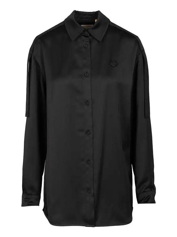 Moncler X Ee72 Nylon Shirt - Black