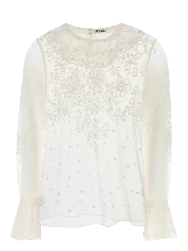 BODE Mesh Blouse - White