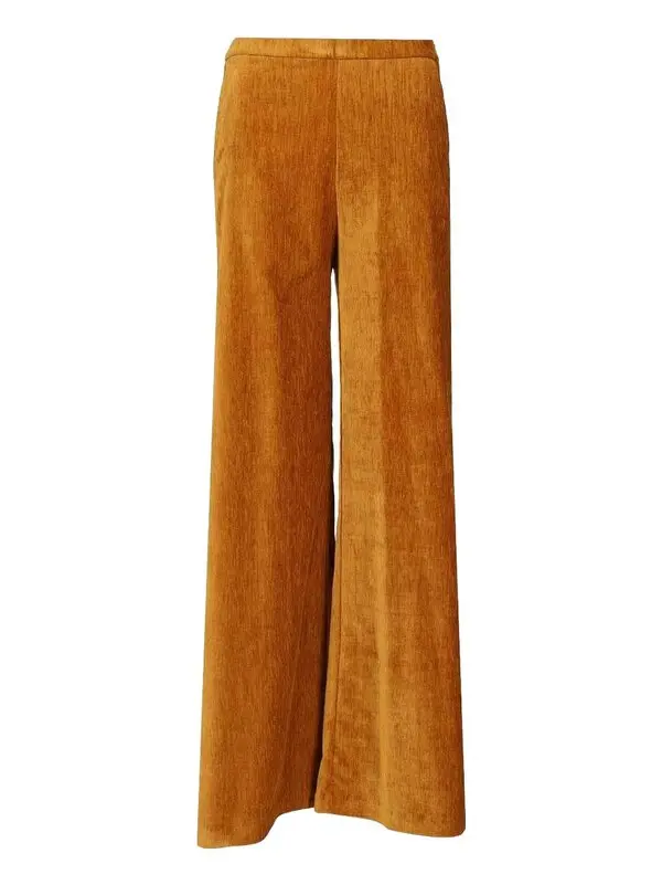 FORTE_FORTE Velvet Trousers - Brown