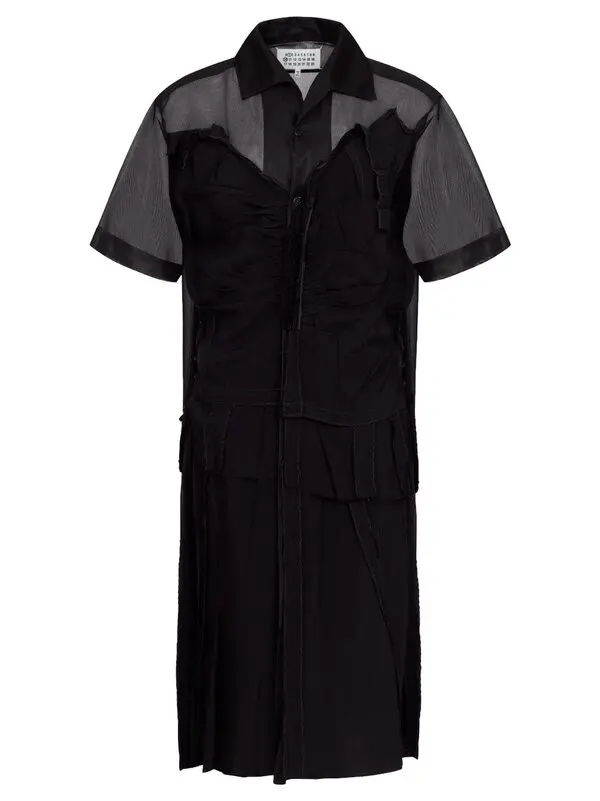 MAISON MARGIELA Midi Polo Dress - Multicolor