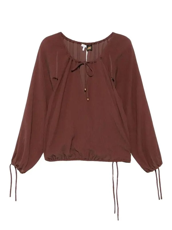 Loewe Cotton And Silk Blend Blouse - Multicolor