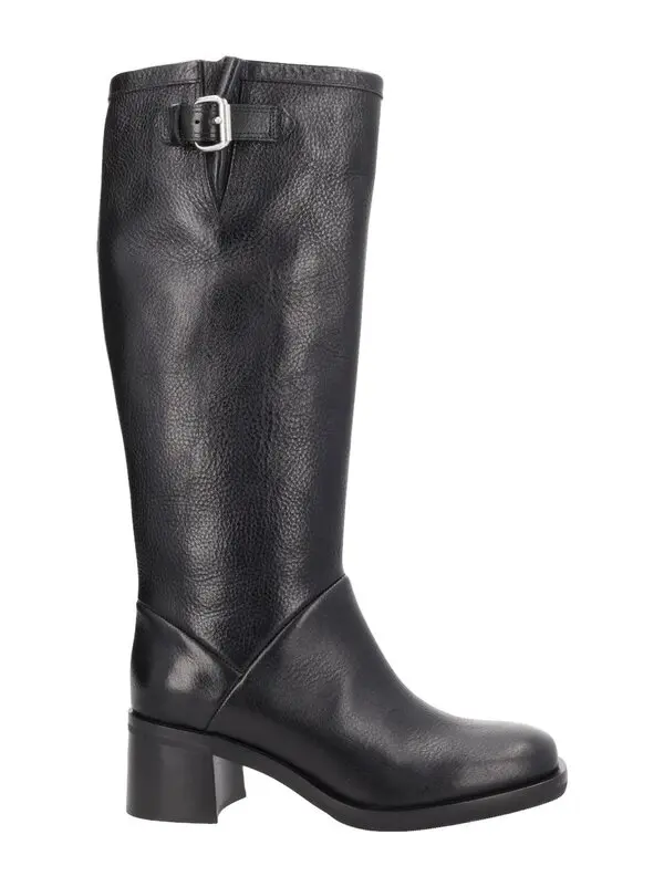 Our Legacy Leather High Boot - Black