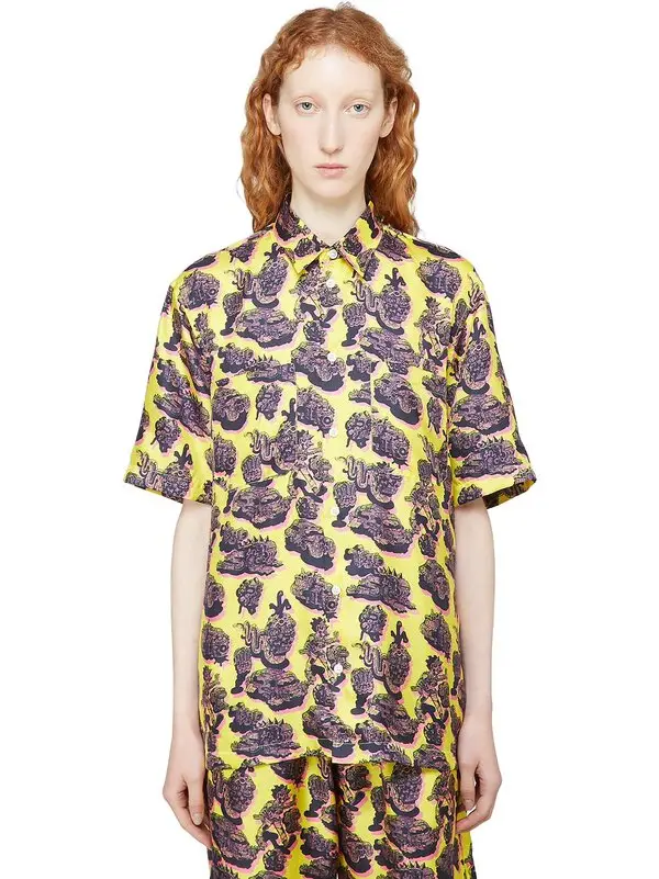 Stella McCartney Ricky Silk Shirt - Yellow