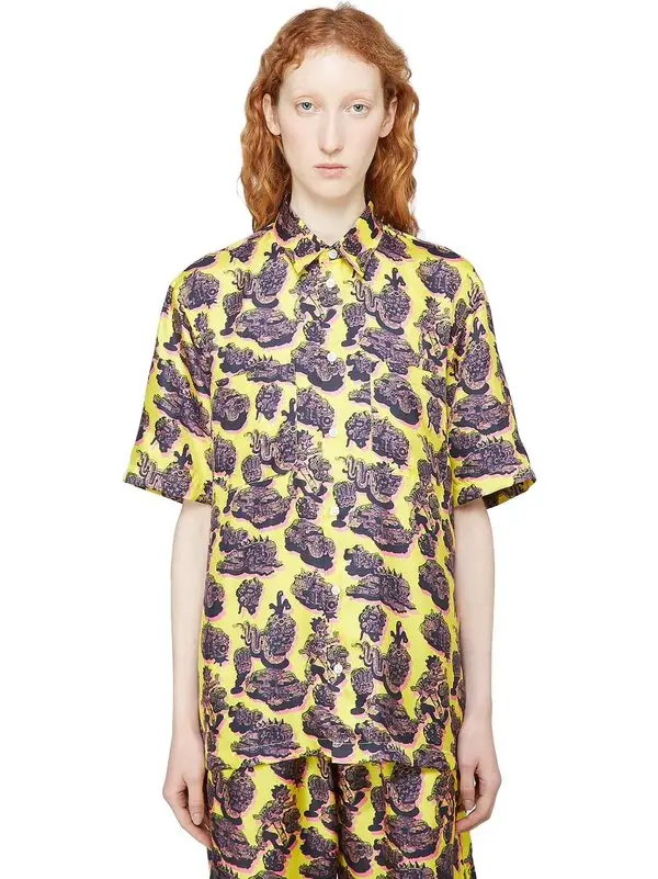 Stella McCartney Ricky Silk Shirt - Yellow