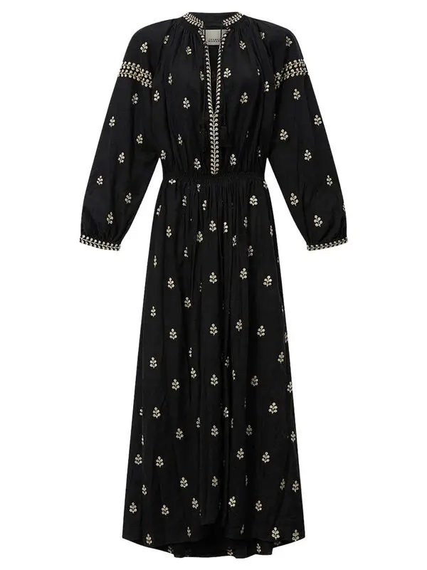 Isabel Marant Étoile Rodilia Silk Long Dress - Multicolor