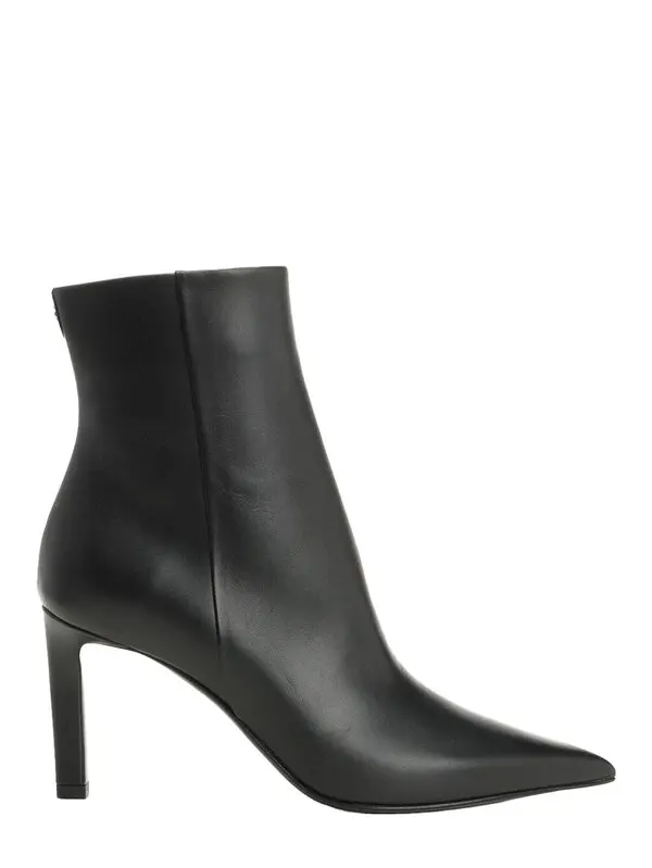 JIMMY CHOO Frankie Calfskin Ankle Boots - Black