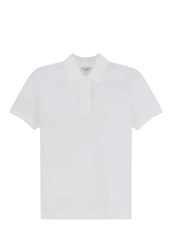 Brunello Cucinelli Cotton Blend Polo Shirt - Multicolor