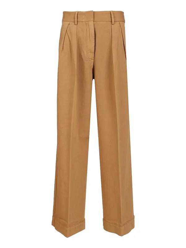 FORTE_FORTE Tailored Trousers - Brown
