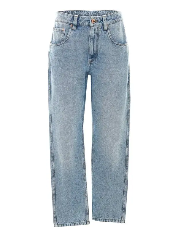 Brunello Cucinelli Straight-leg Denim Jeans - Blue