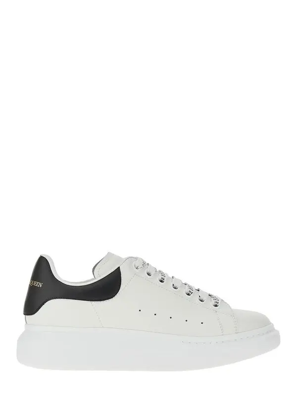 Alexander McQueen Oversize Leather Sneakers - White