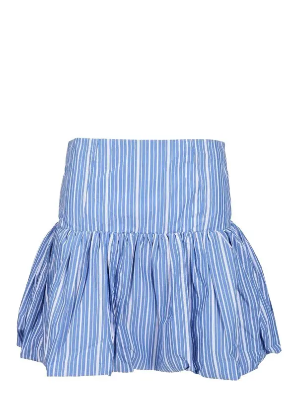 GANNI Striped Skirt - Blue
