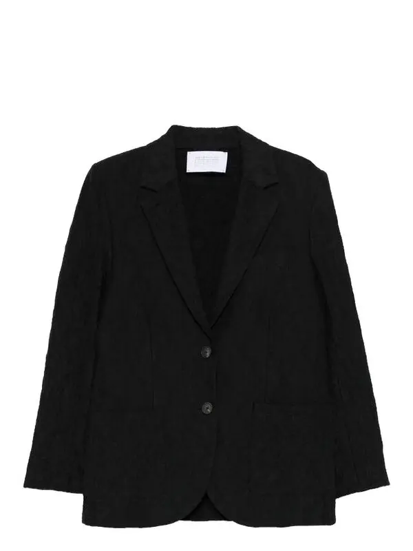 Harris Wharf London Textured Blazer - Black