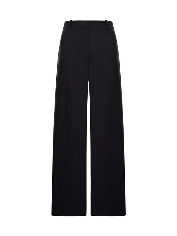TOTEME Wool Blend Tailored Pants - Black