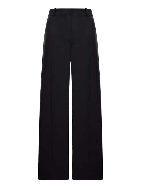 TOTEME Wool Blend Tailored Pants - Black