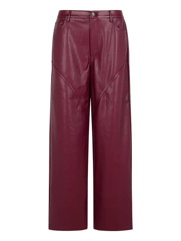 ROTATE BY BIRGER CHRISTENSEN Polyester Wide-leg Pants - Multicolor