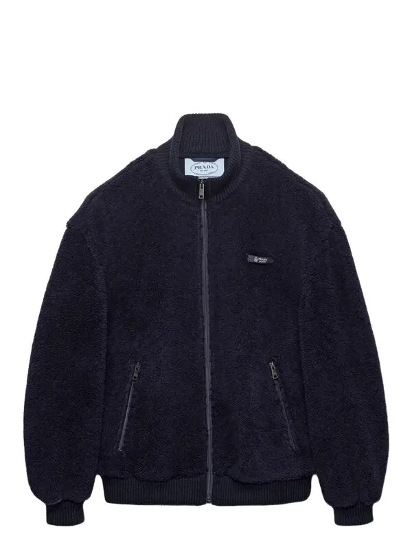 Prada Fleece Blouson Jacket - Multicolor