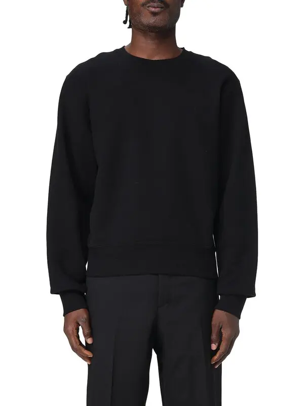 Saint Laurent Cotton Sweatshirt - Black