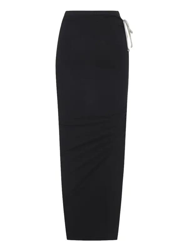 Rick Owens Cotton Long Skirt - Multicolor