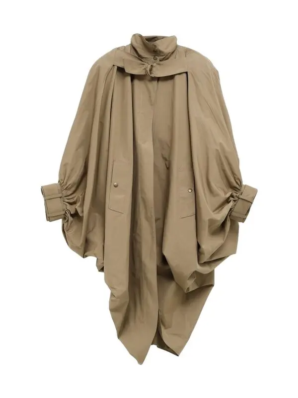 Chloé Cotton Cape Coat - Multicolor