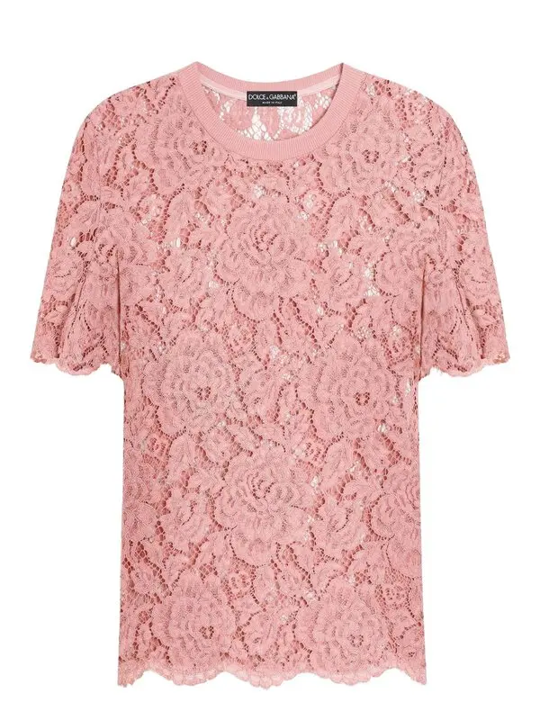 Dolce & Gabbana Lace Top - Multicolor