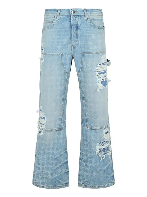 Amiri Carpenter Light Cotton Jeans - Blue