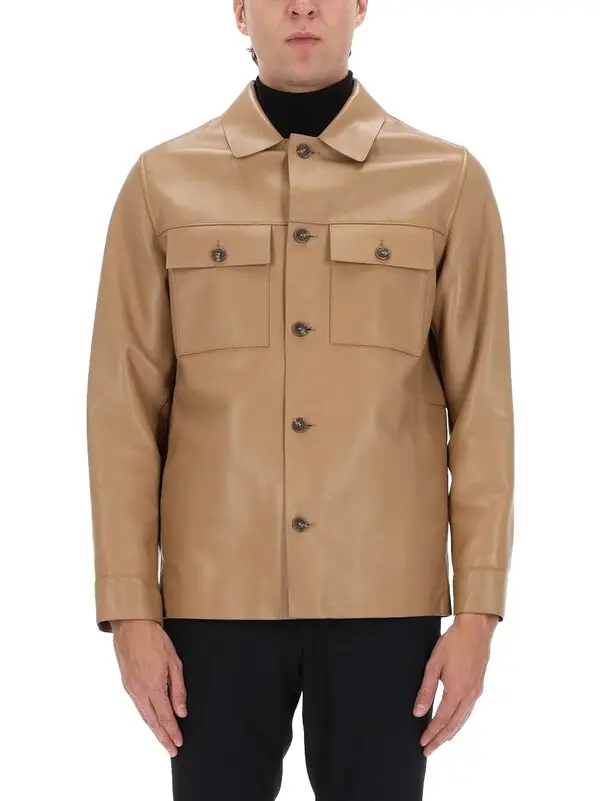 BOSS C-malid Regular Fit Jacket - Cream