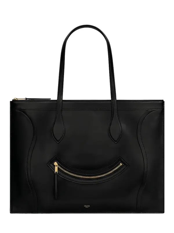 Celine Luggage Leather Tote Bag - Multicolor