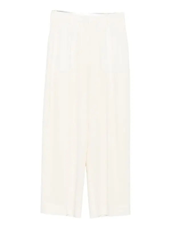 TOTEME Wool Blend Fluid Trousers - Multicolor