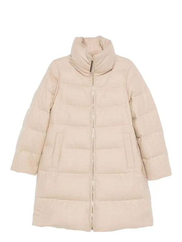 Herno Quilted Down Midi Jacket - Multicolor