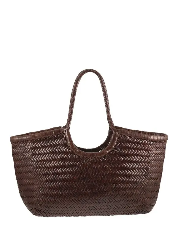 Dragon Diffusion Nantucket Leather Basket Bag - Brown