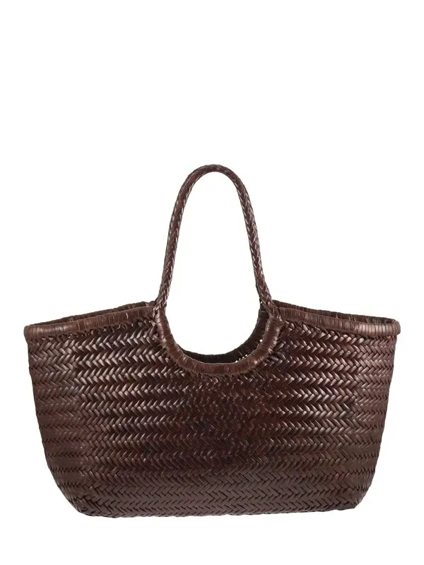 Dragon Diffusion Nantucket Leather Basket Bag - Brown
