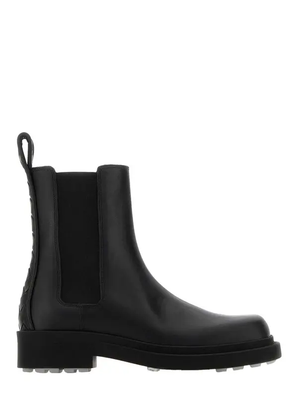 Bottega Veneta Leather Chelsea Ben Ankle Boots - Black