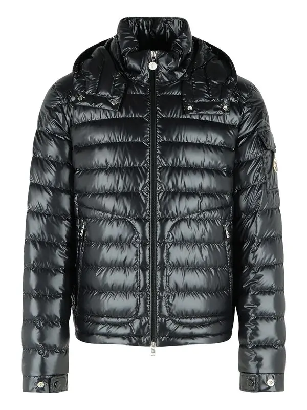 Moncler Lauros Short Hooded Down Jacket - Black