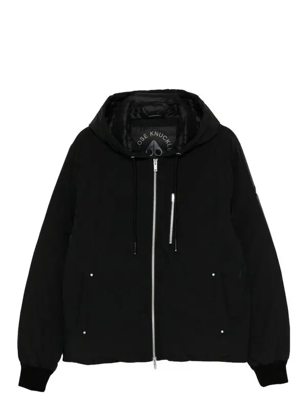 Moose Knuckles Padded Down Jacket - Black