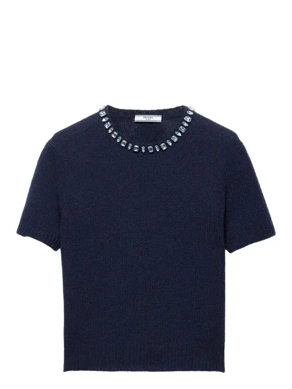 Prada Cashmere Crewneck Sweater - Multicolor